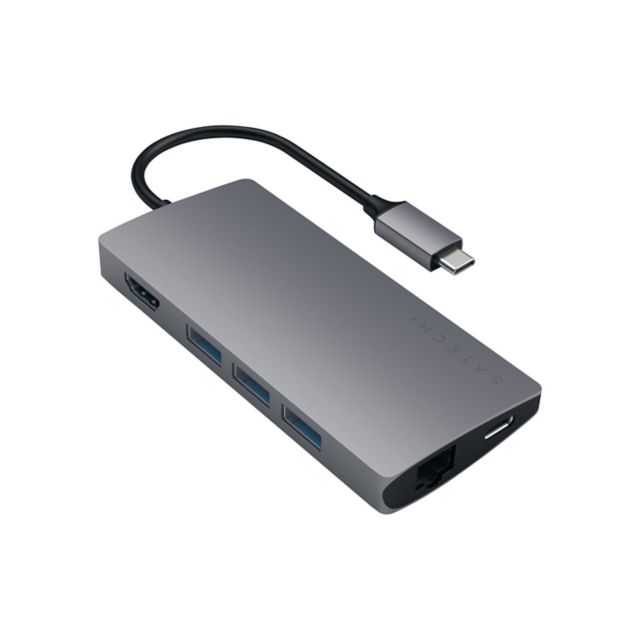 Satechi Type-C Multi-Port Adapter 4K With Ethernet V2, Space Gray ...