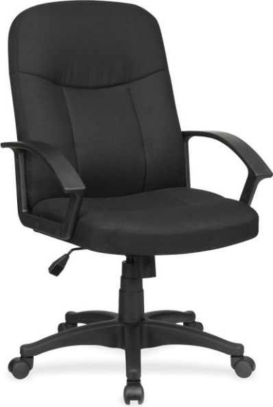 CHAIR BLK FABRIC MIDBACK LLR | Eastern Oregon University